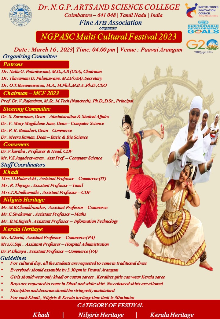Best Arts College in Coimbatore - Dr.N.G.P. Arts and Science College