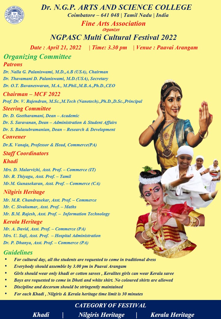 Best Arts College in Coimbatore - Dr.N.G.P. Arts and Science College