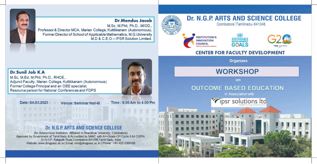 Best Arts College in Coimbatore - Dr.N.G.P. Arts and Science College
